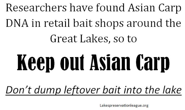 Bait Dumping Concerns – Lakes Preservation League